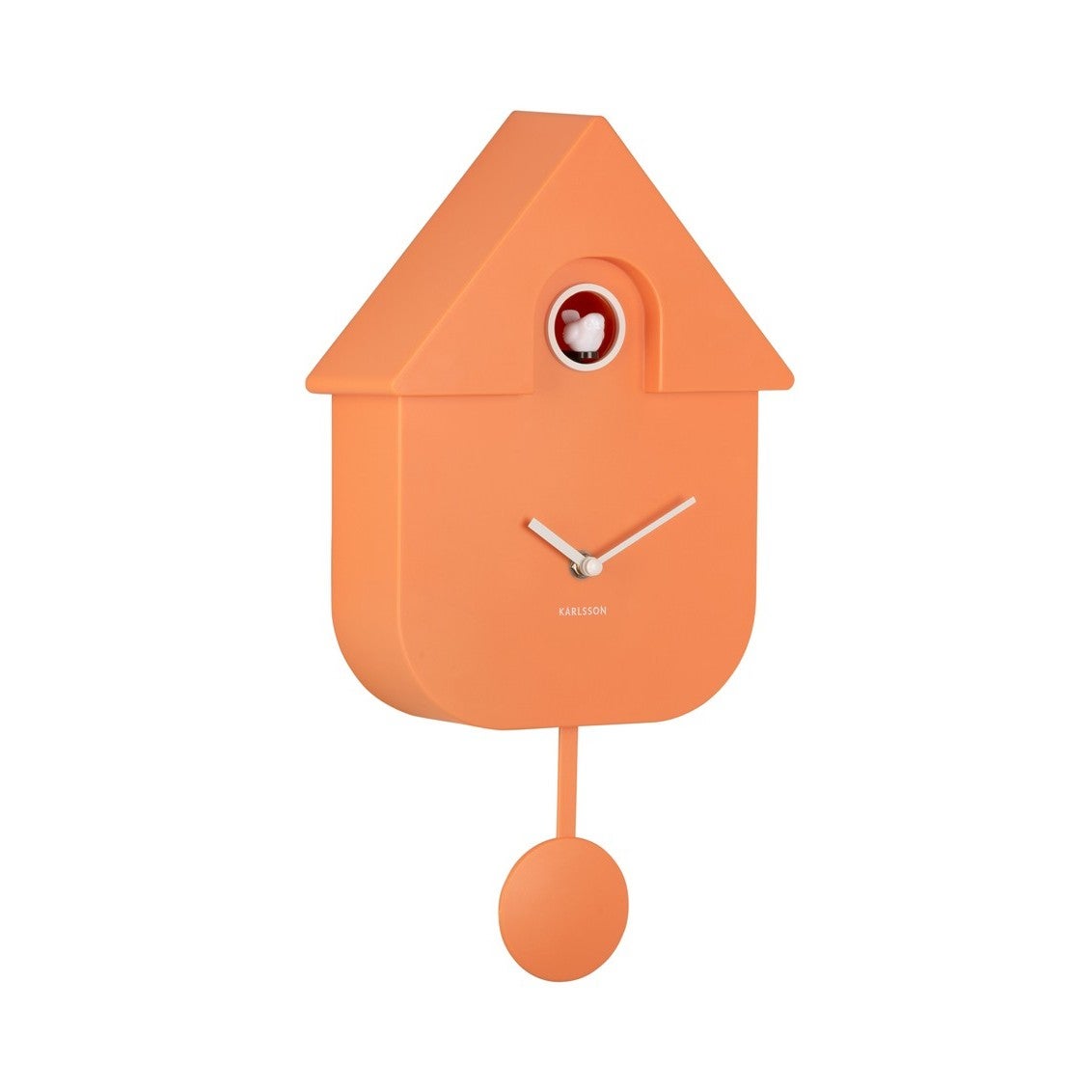 Modern Cuckoo Clock - Orange | Nook