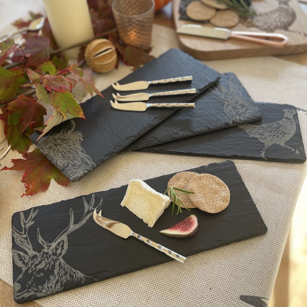 Mini Slate Cheese Board - Country Animals | Nook