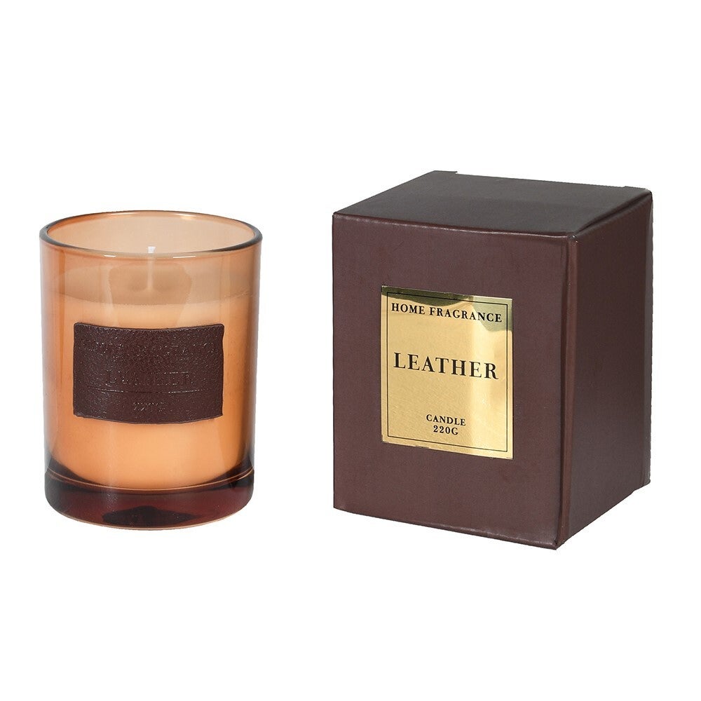Vintage Leather Candle | Nook
